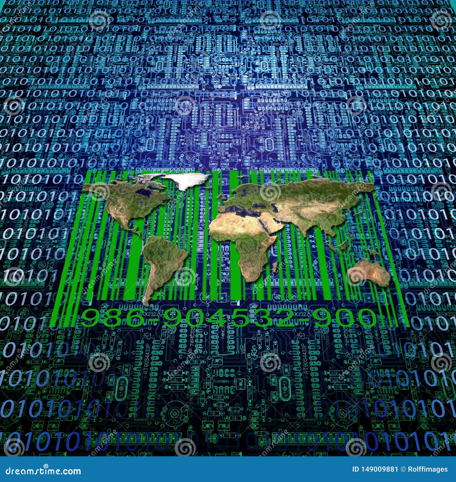 Modern world stock illustration. Illustration of data - 149009881