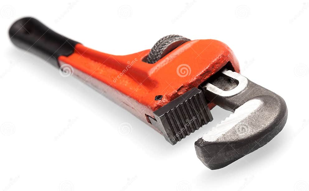 Modern Adjustable Wrench on Background Stock Photo - Image of ...