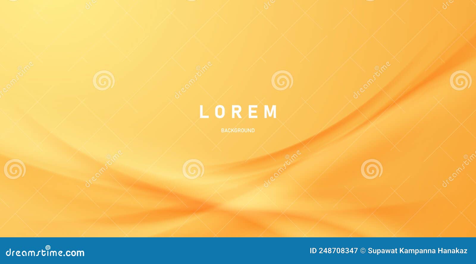 Modern Yellow Wave Background Abstract Vector Illustration Design Stock ...