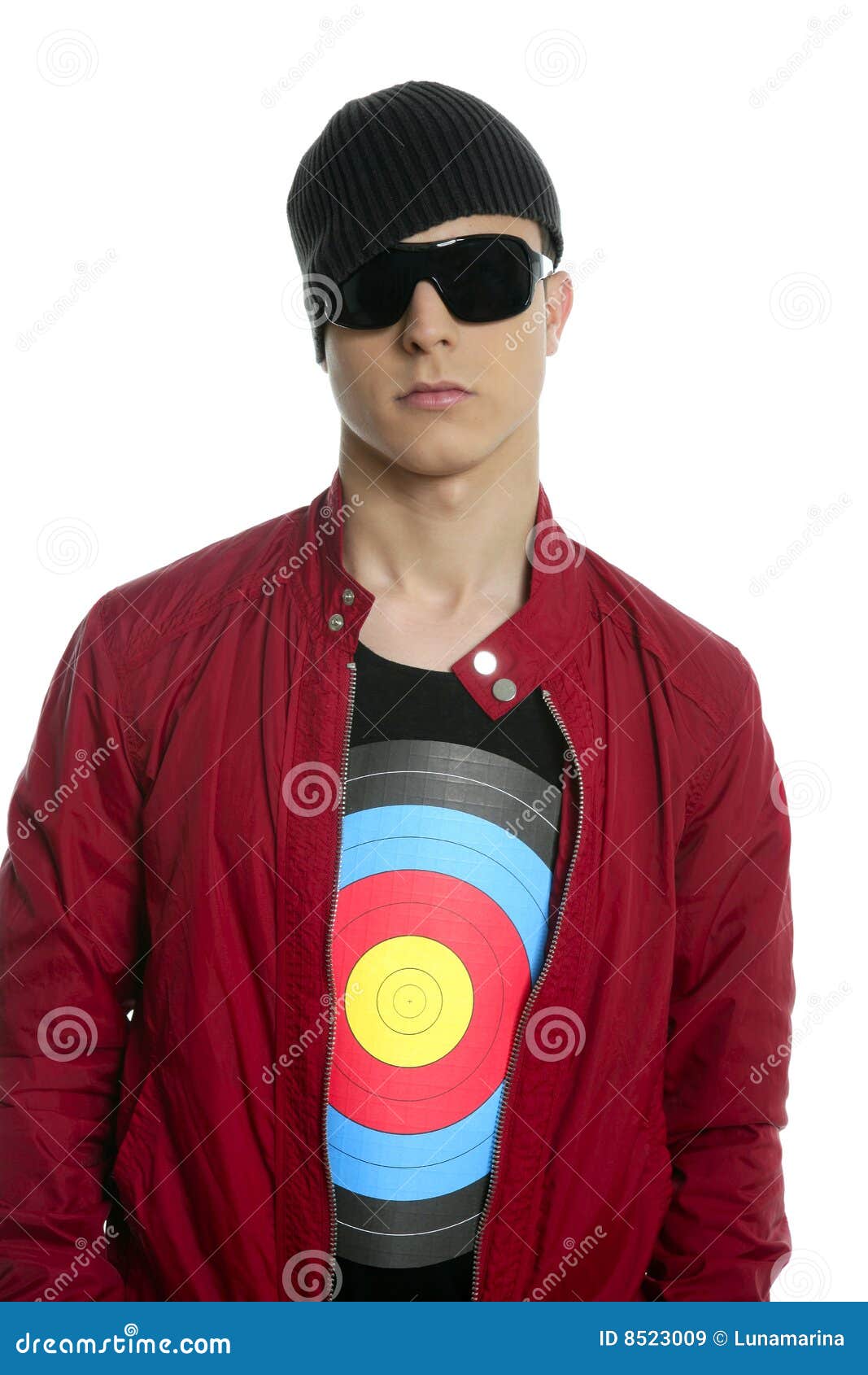 Modern Young Boy with Target on His Body Stock Image - Image of ...