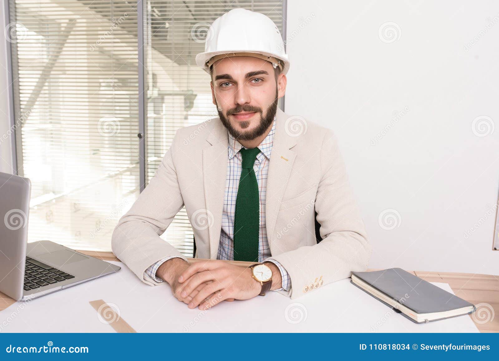 Modern Young Engineer stock photo. Image of engineer - 110818034