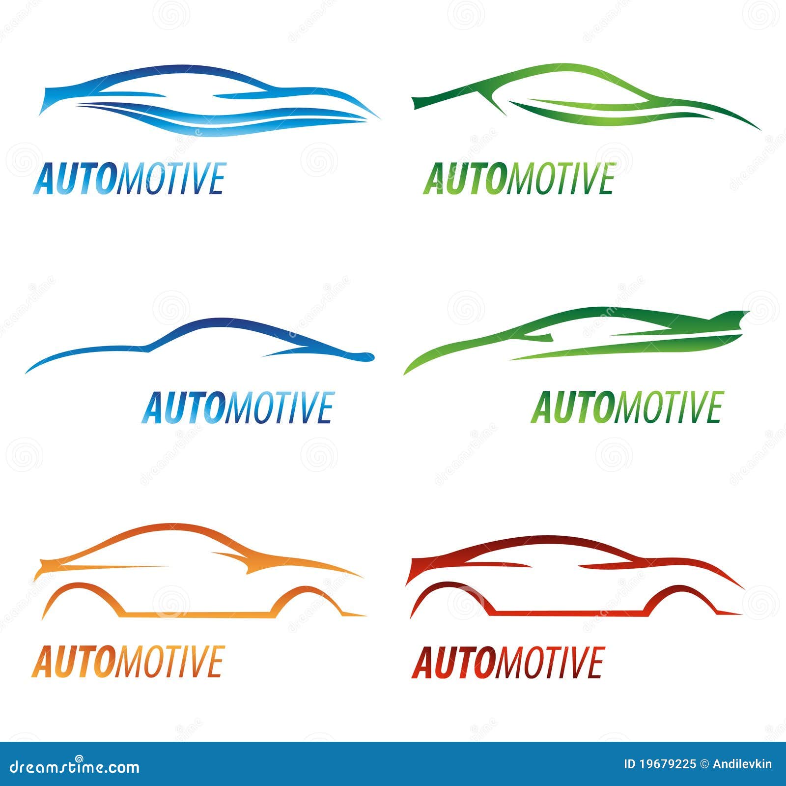 Moderne Autozeichen vektor abbildung. Illustration von form - 19679225