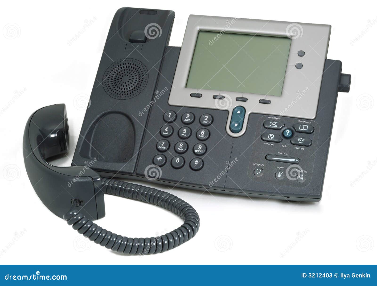 Moderne Digitale Telefoon stock afbeelding. Image of mededeling - 3212403