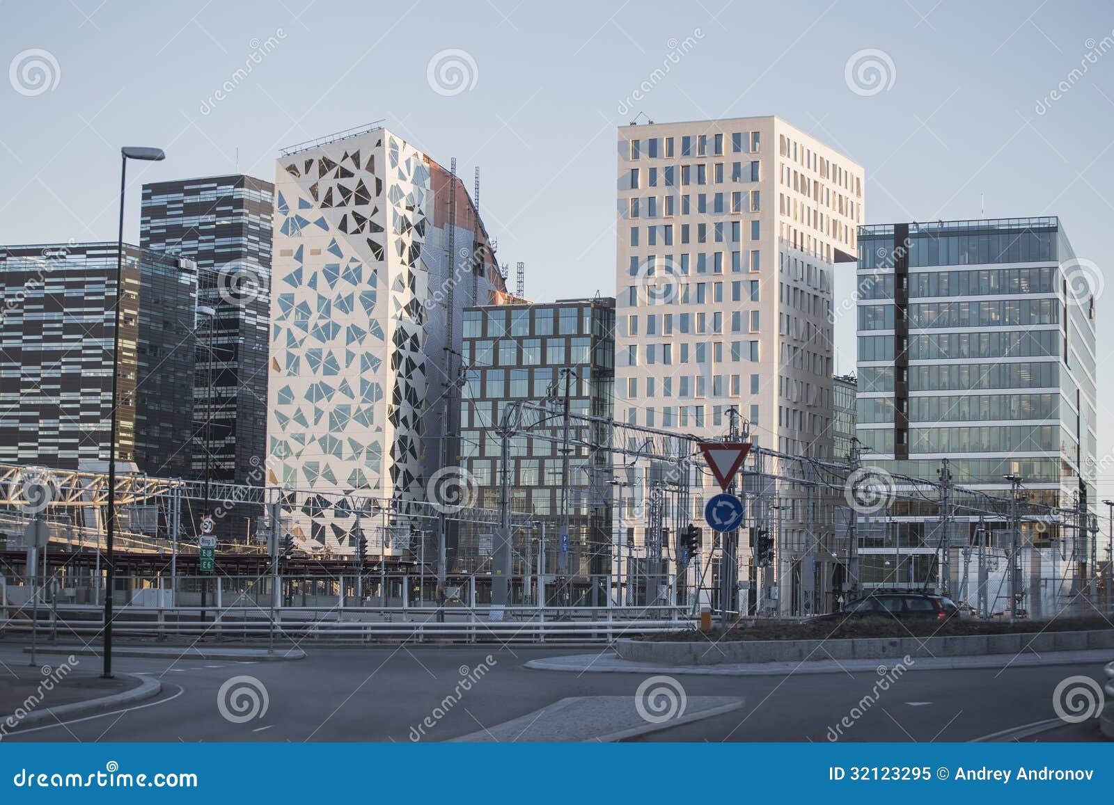 Moderne Gebouwen in Oslo Van De Binnenstad Stock Afbeelding - Image of ...