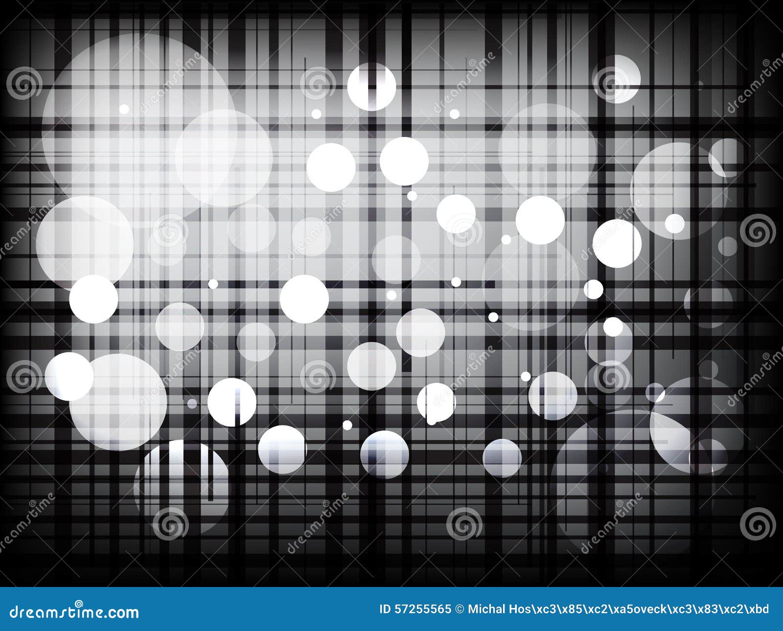 Moderne Karierte Linien Mit Abstraktem Hintergrund Der Punkte Stock ...