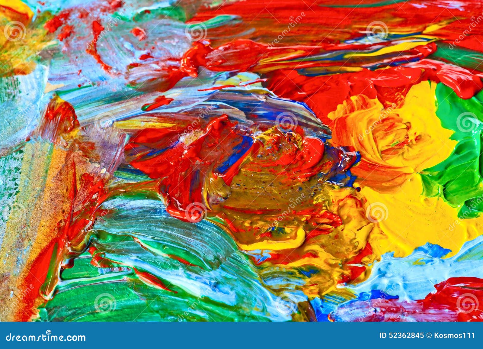 Moderne Kunst, Het Abstracte Schilderen Stock Afbeelding - Image of ...