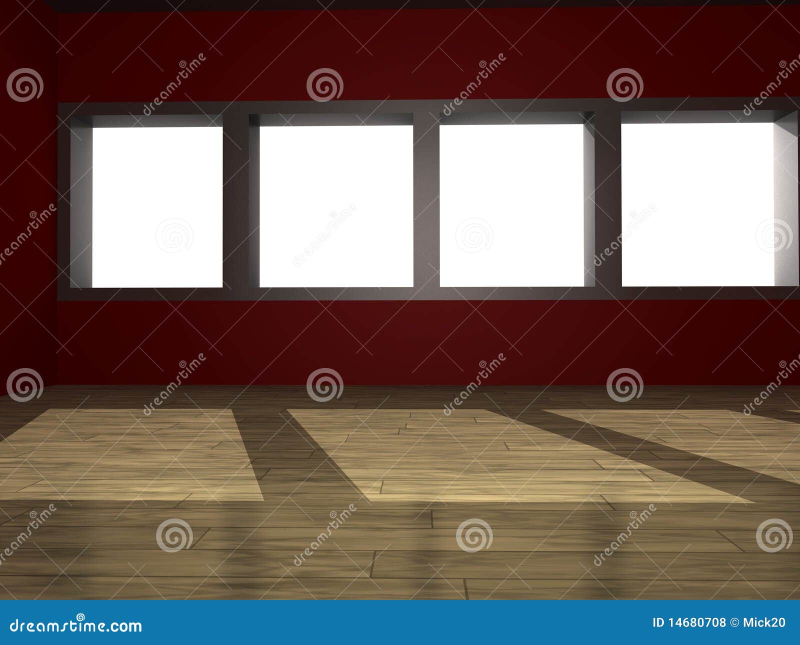 Moderne lege ruimte stock illustratie. Illustration of ruimte - 14680708