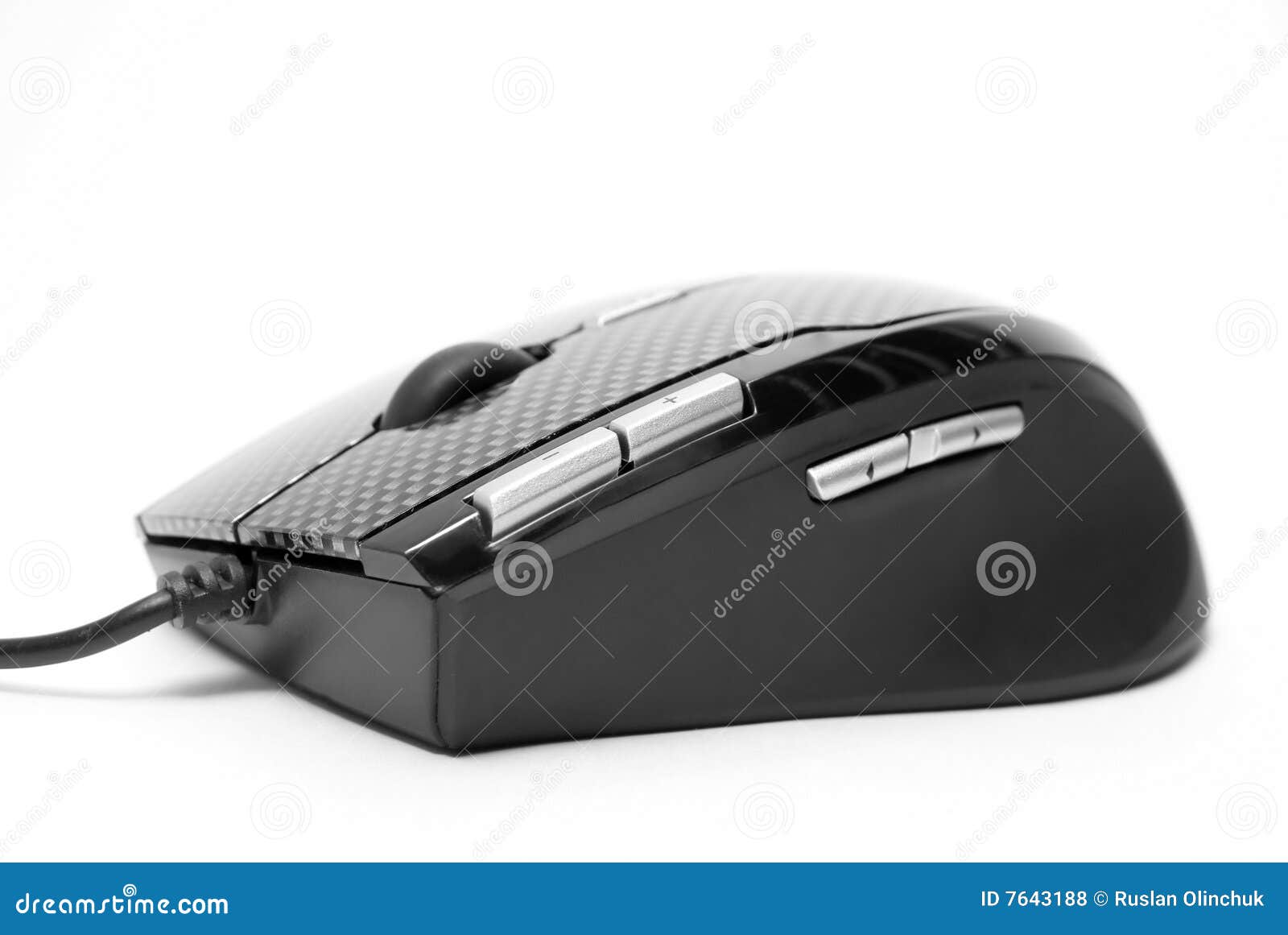 Moderne PC-Maus stockfoto. Bild von schreibtisch, horizontal - 7643188