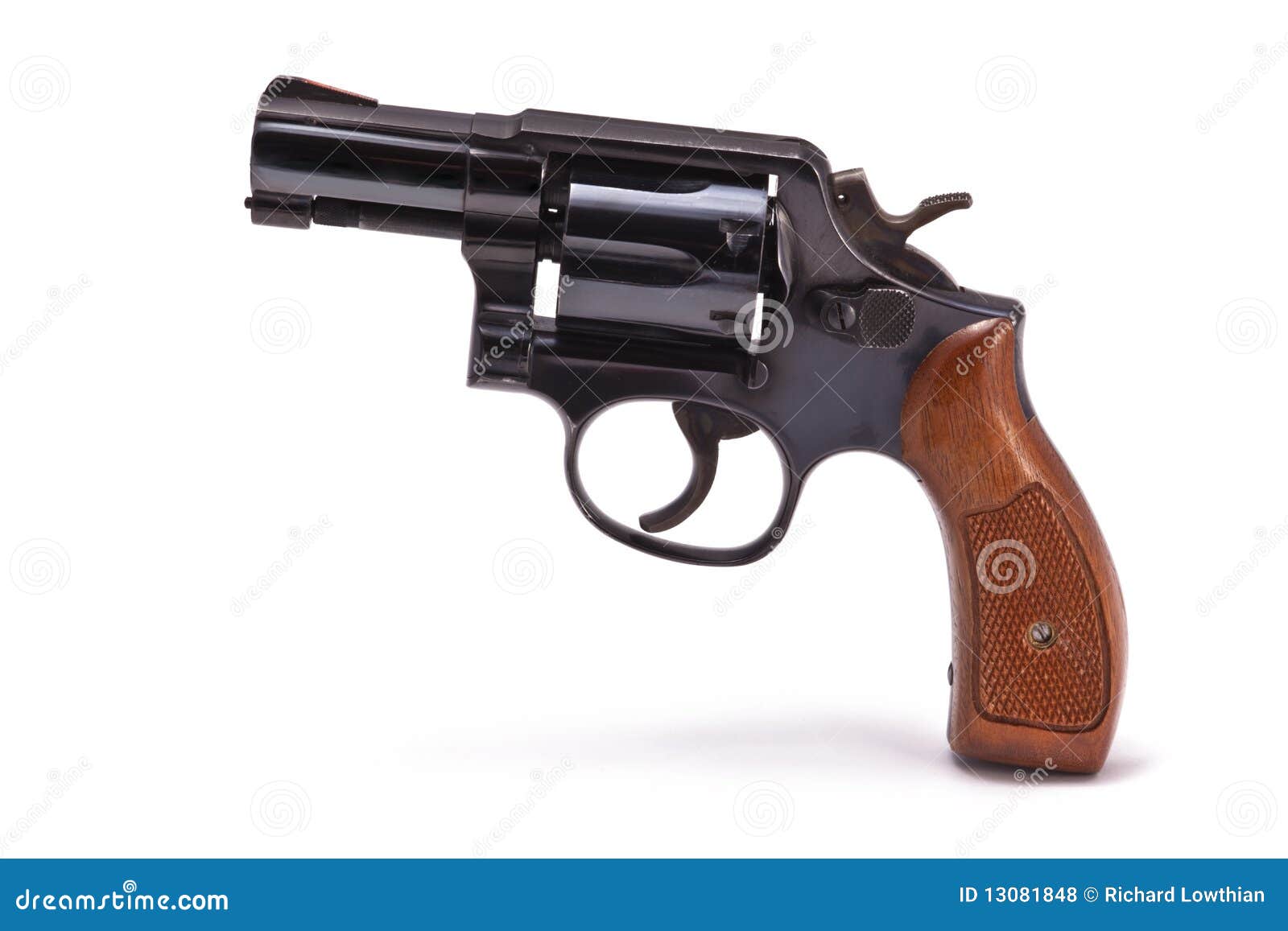 Moderne Revolver Snubnose stock foto. Image of gevecht - 13081848