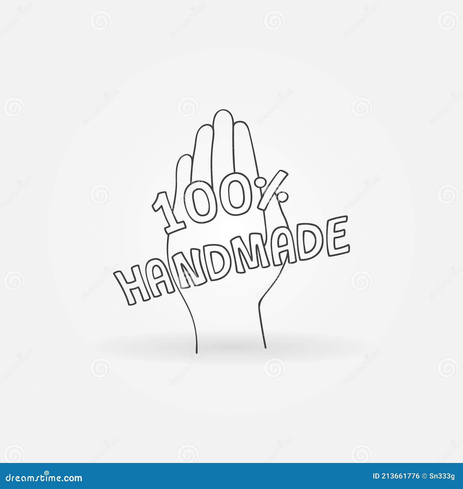 Moderne Symbol Oder Zeichen Des -Prozent-Vektorkonzeptes Handgemachten ...