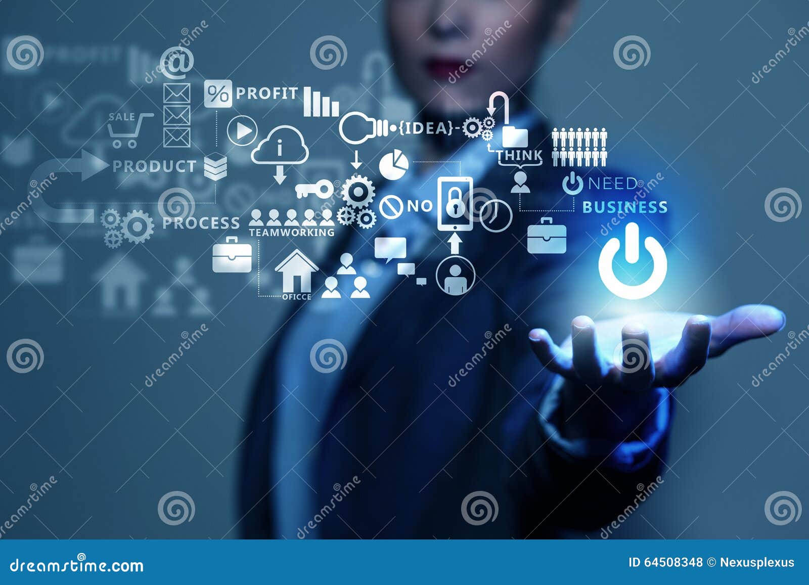 Moderne Technologien Für Geschäft Stockfoto - Bild von bildschirm ...