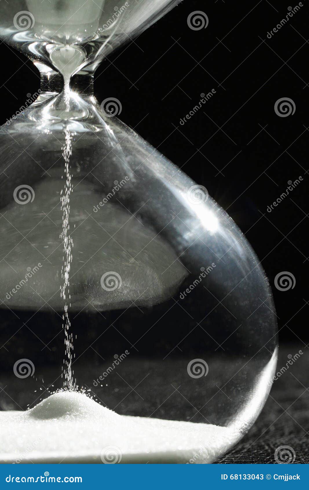 Moderne Zandloper Symbool Van Tijd Aftelprocedure Stock Afbeelding ...