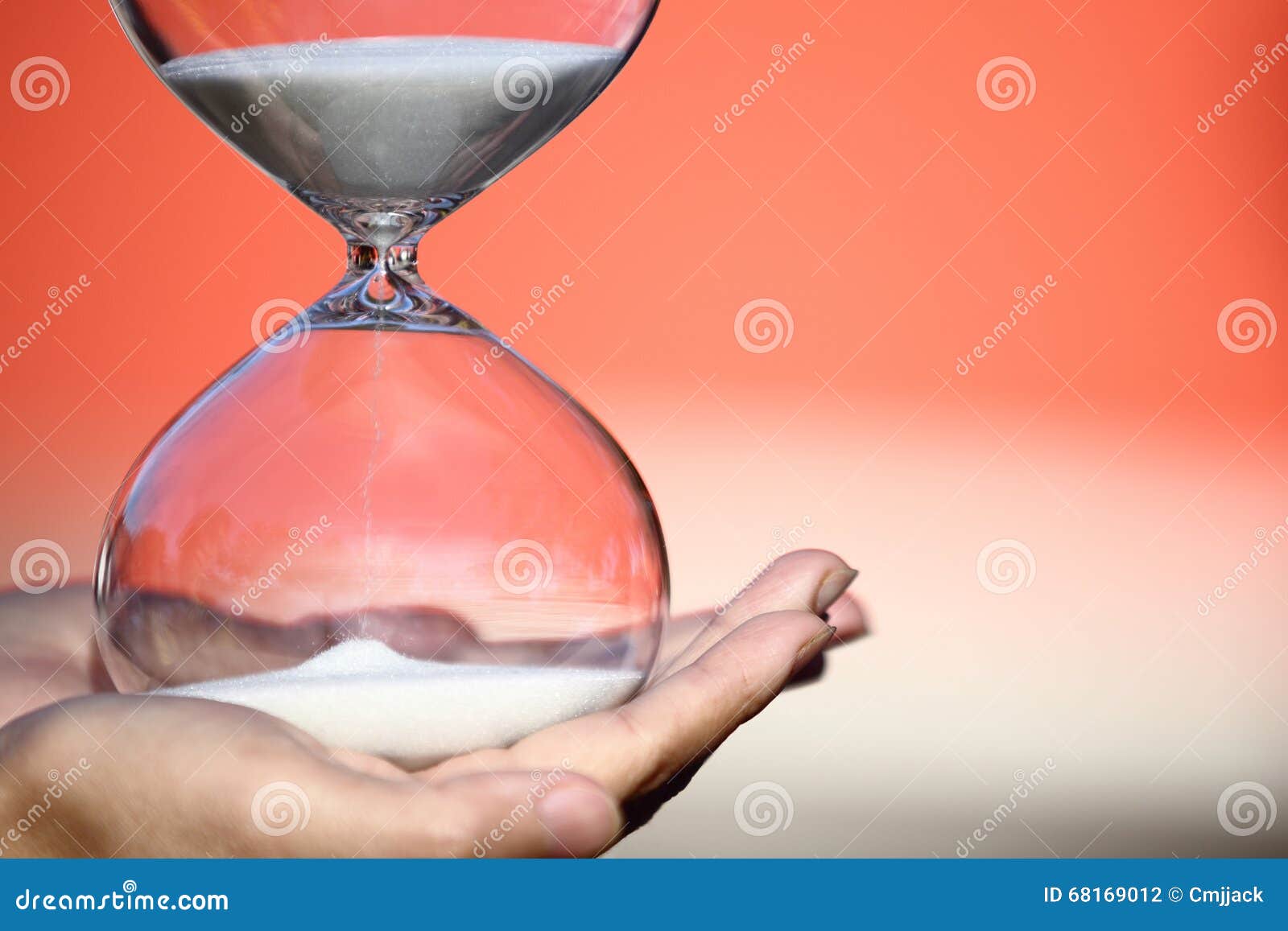 Moderne Zandloper Symbool Van Tijd Aftelprocedure Stock Foto - Image of ...