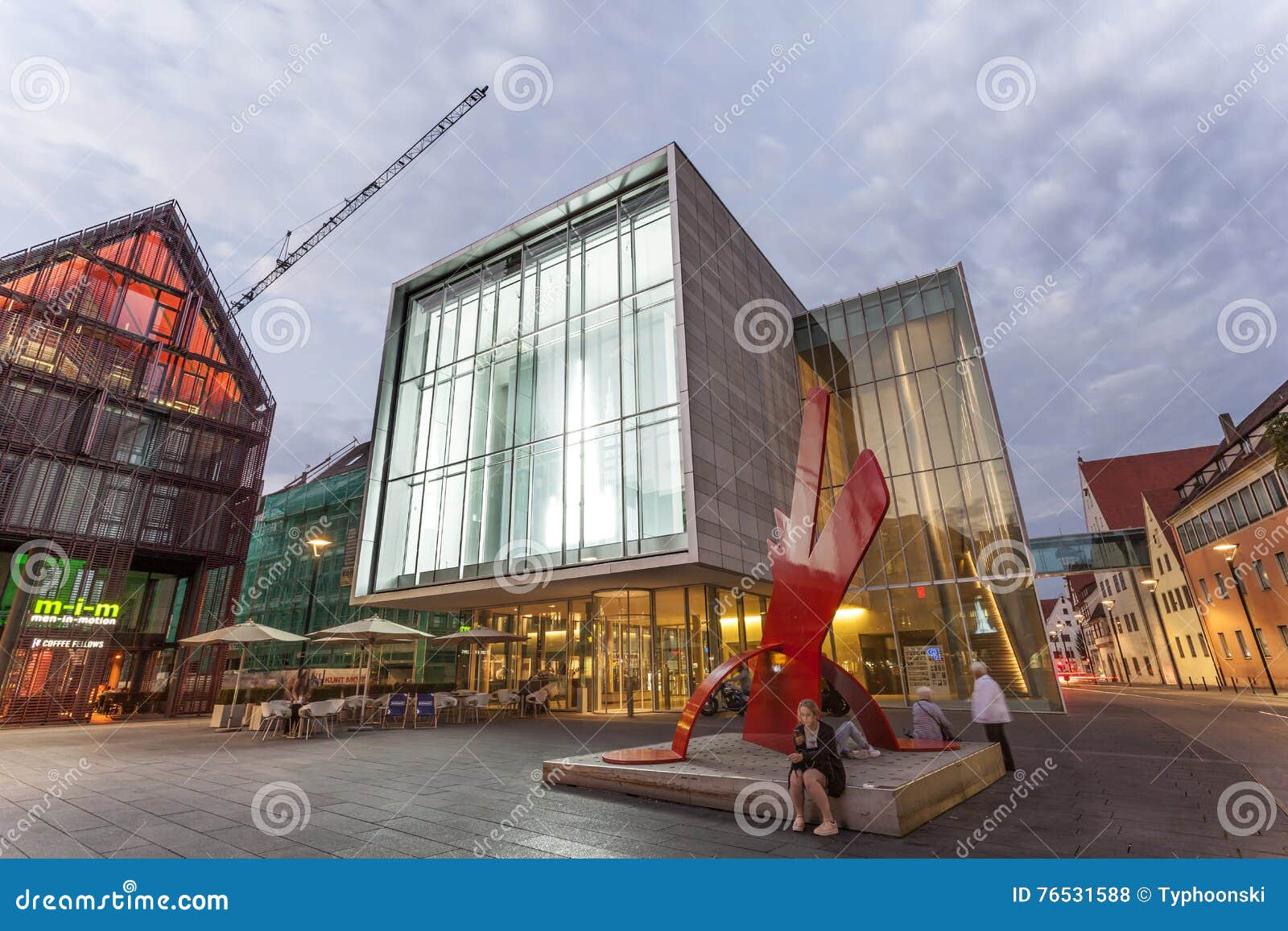 Moderner Art Museum in Ulm, Germanyq Redaktionelles Stockfoto - Bild ...