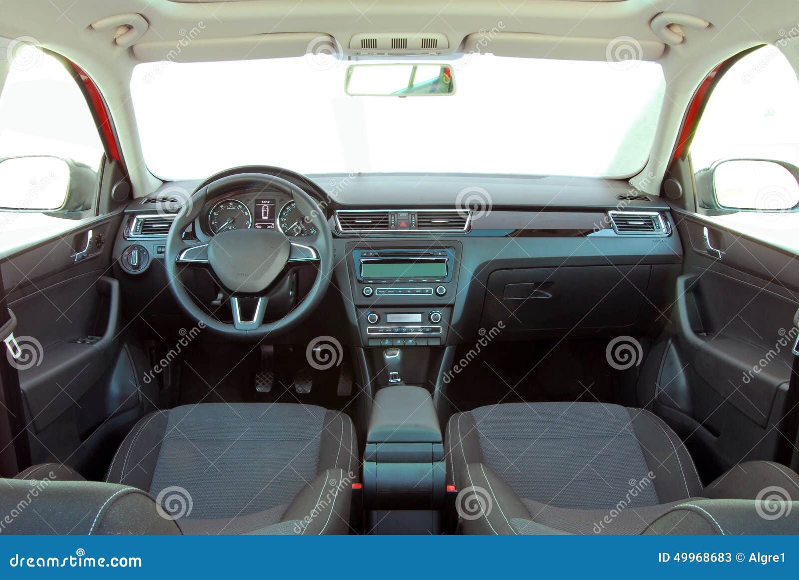 Moderner Autoinnenraum stockbild. Bild von fahrer, stuhl - 49968683