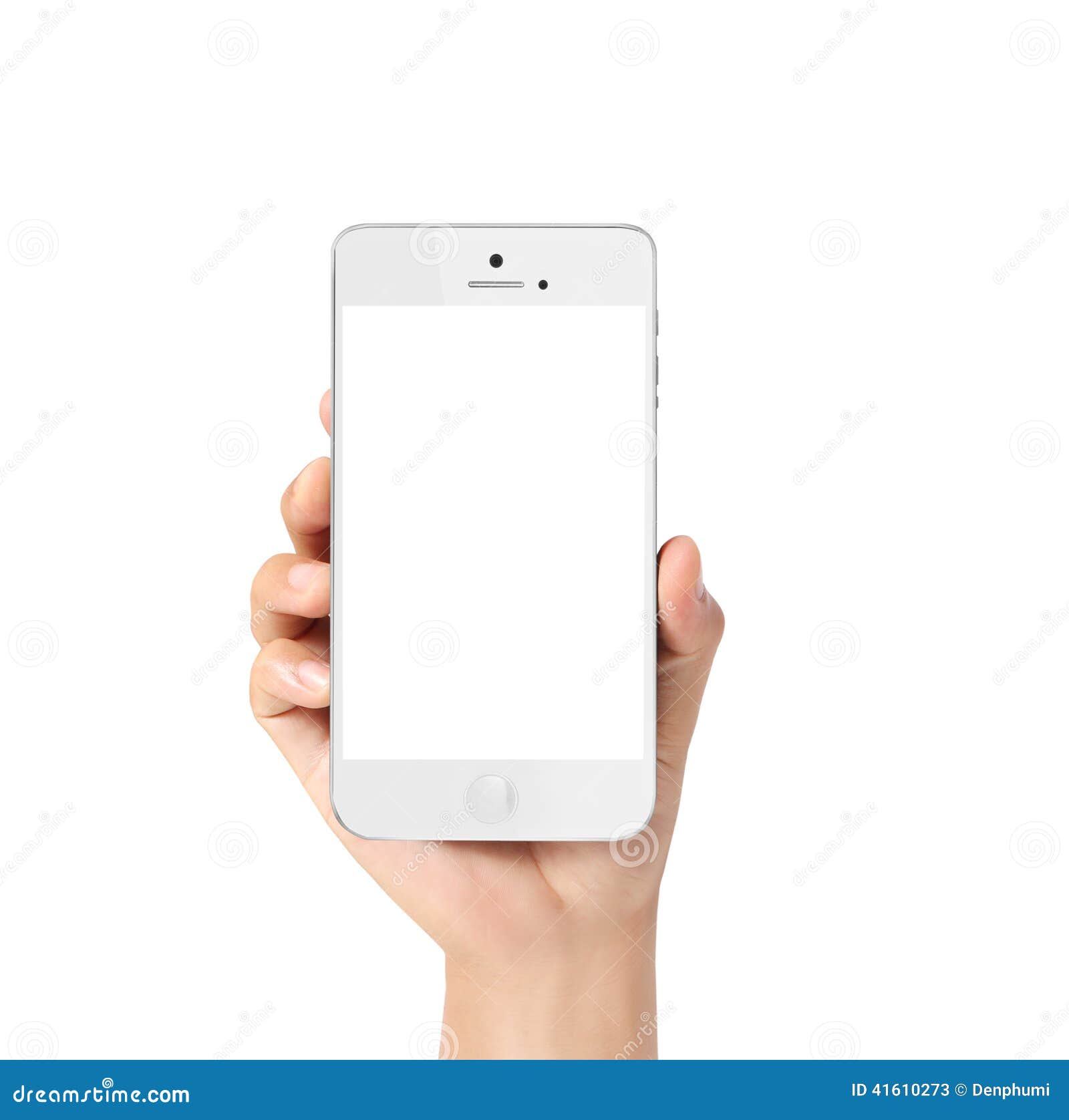Moderner Handy in der Hand stockbild. Bild von nahaufnahme - 41610273