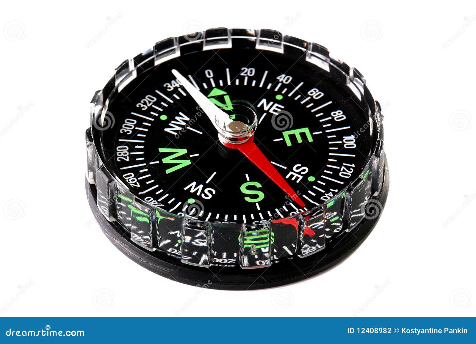 Moderner Kompaß stockfoto. Bild von instrument, richtungs - 12408982