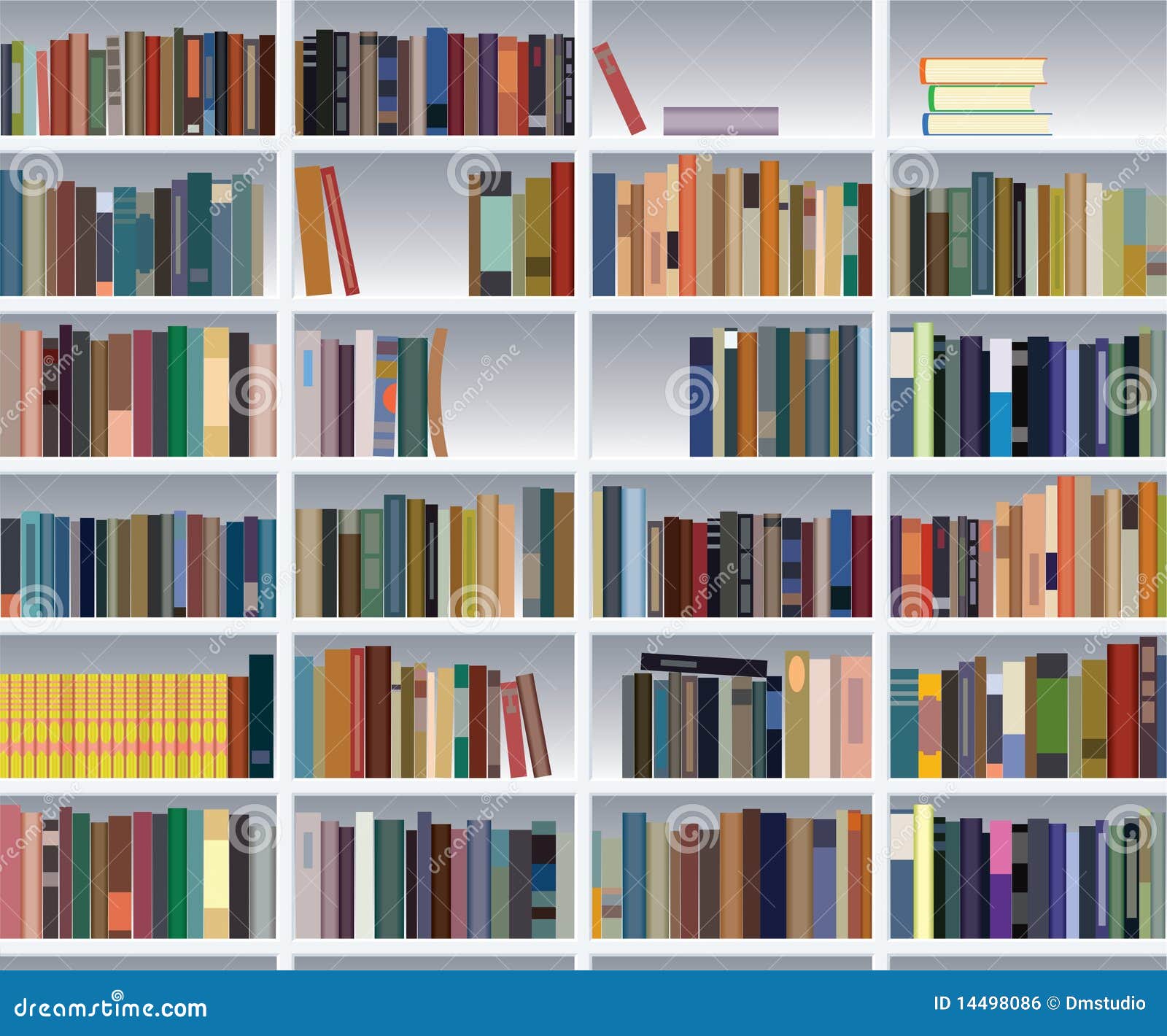 Modernes Bücherregal Lizenzfreies Stockbild - Bild: 14498086