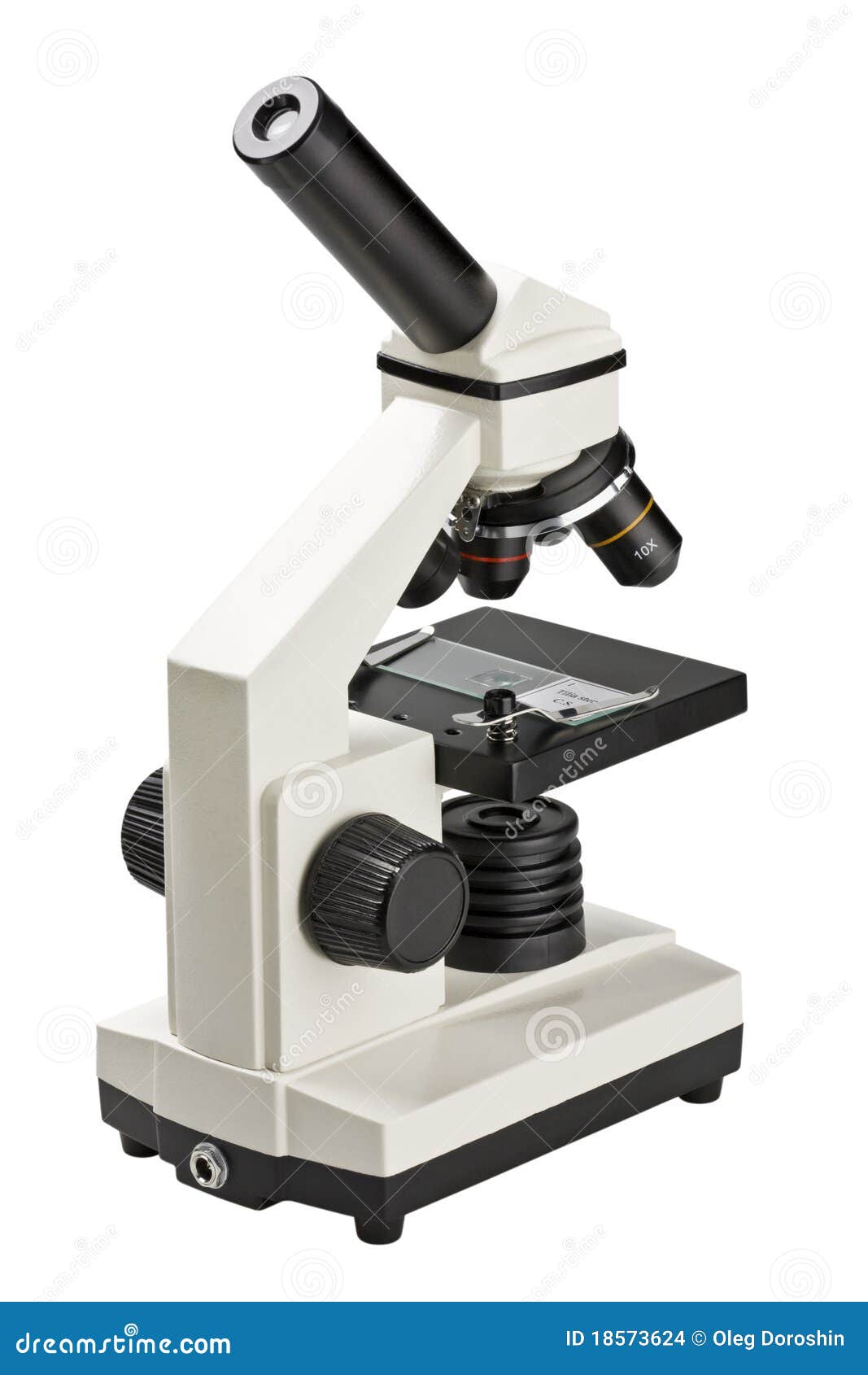 Modernes Mikroskop stockfoto. Bild von erforschung, lernen - 18573624