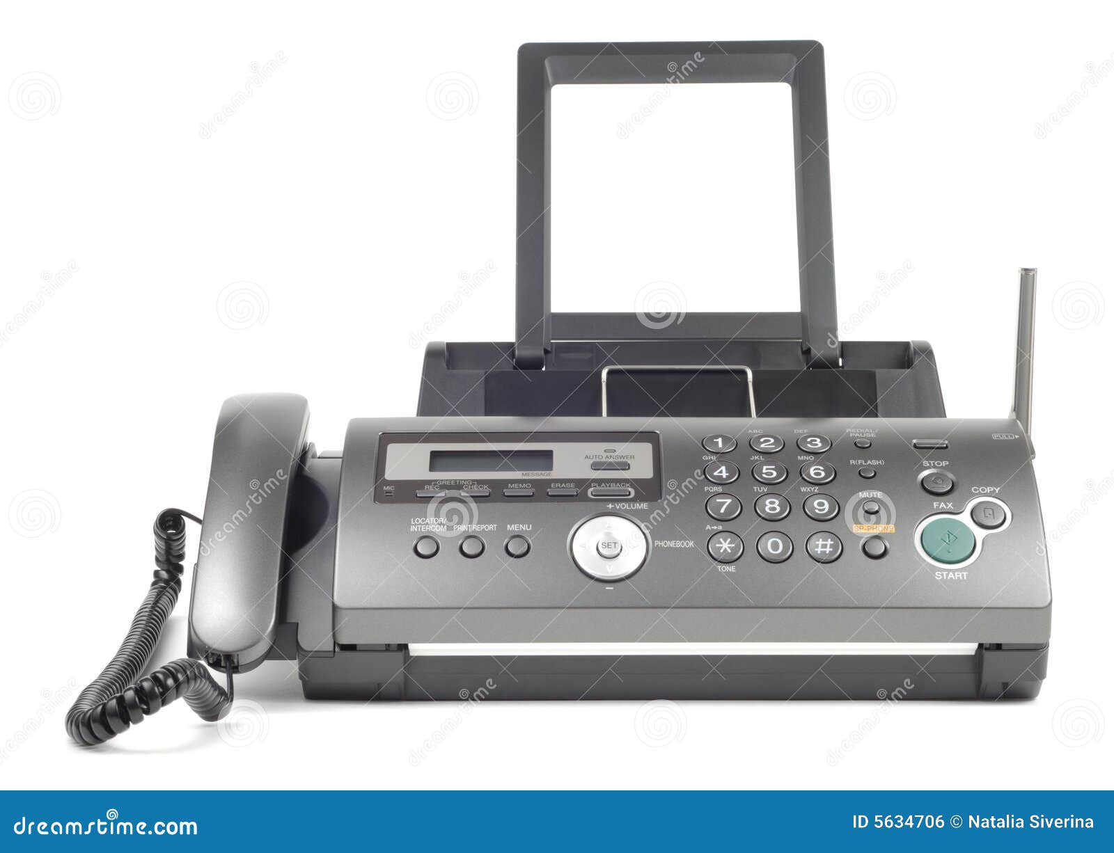Modernes Telefax stockfoto. Bild von funk, telefon, draht - 5634706