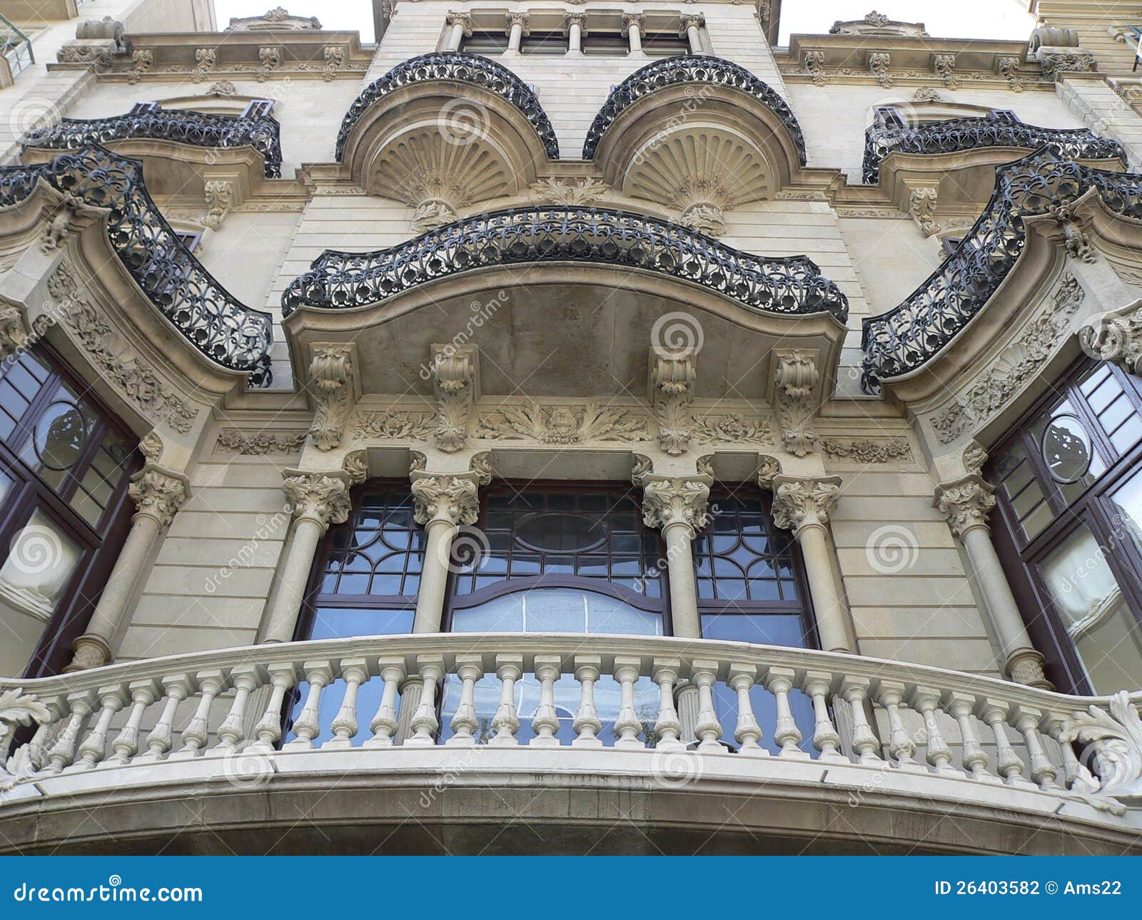 Modernismo a Barcellona (Spagna) Fotografia Stock - Immagine di ...