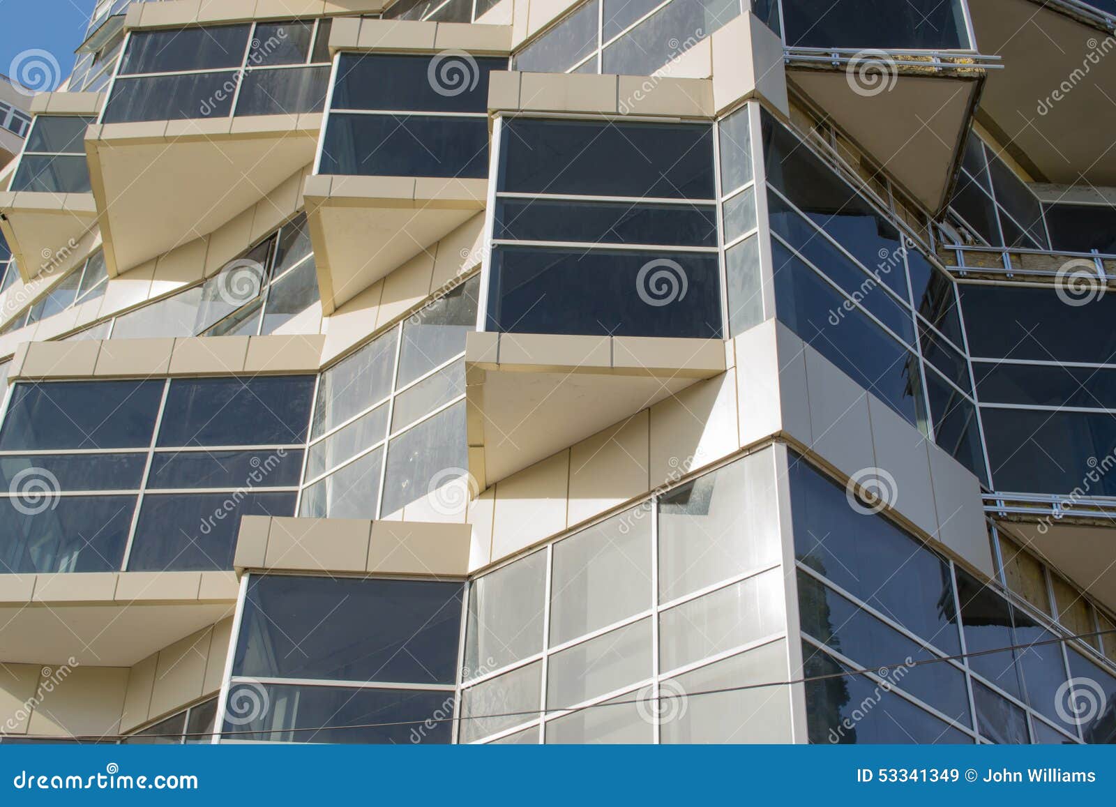 Modernist Building Design stock image. Image of facade - 53341349