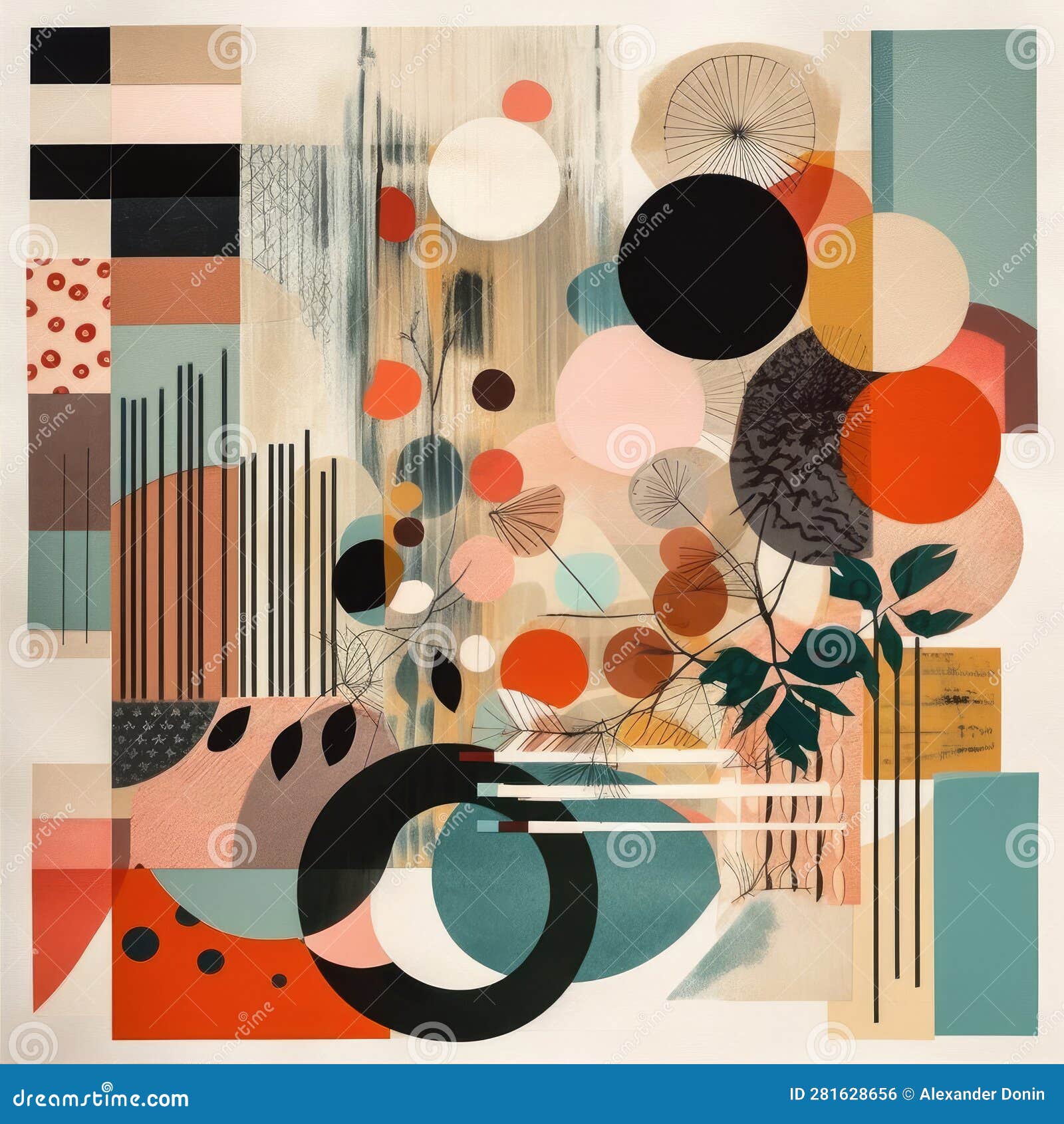 Modernist Collages that Combine Different Visual Elements. Can Be Used ...