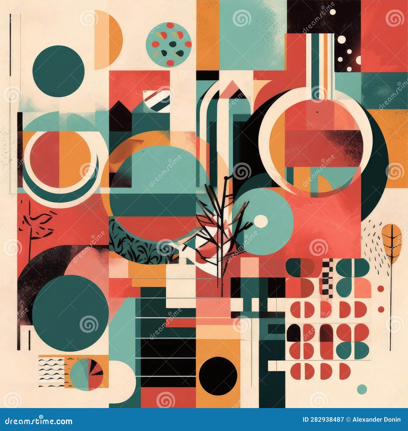 Modernist Collages that Combine Different Visual Elements. Can Be Used ...