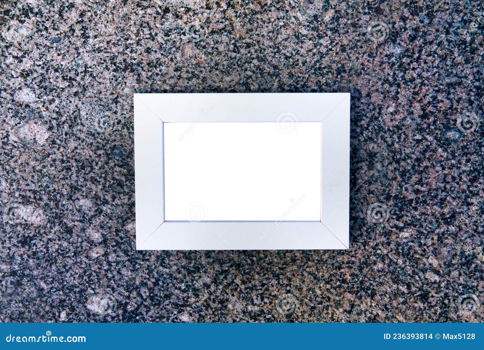 Modernist Interior and Picture Frame Stock Photo - Image of coarse ...