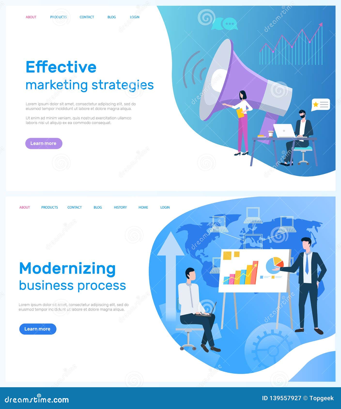 Modernizing Business and Marketing Strategies Stock Vector ... Modernizing Business and Marketing Strategies Stock Vector ...