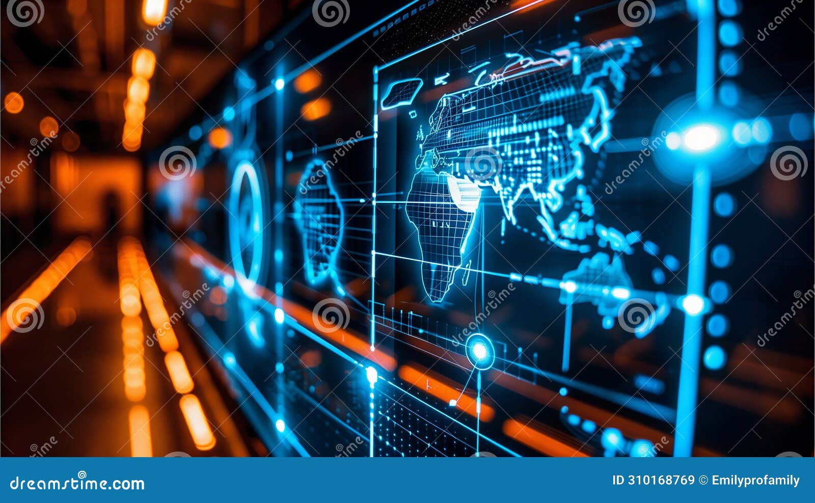 Modernizing Democracy: Digital Board for Electronic Voting with Glowing ...