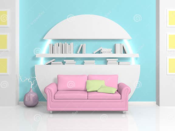 Modernl interior stock illustration. Illustration of indoors - 23277121