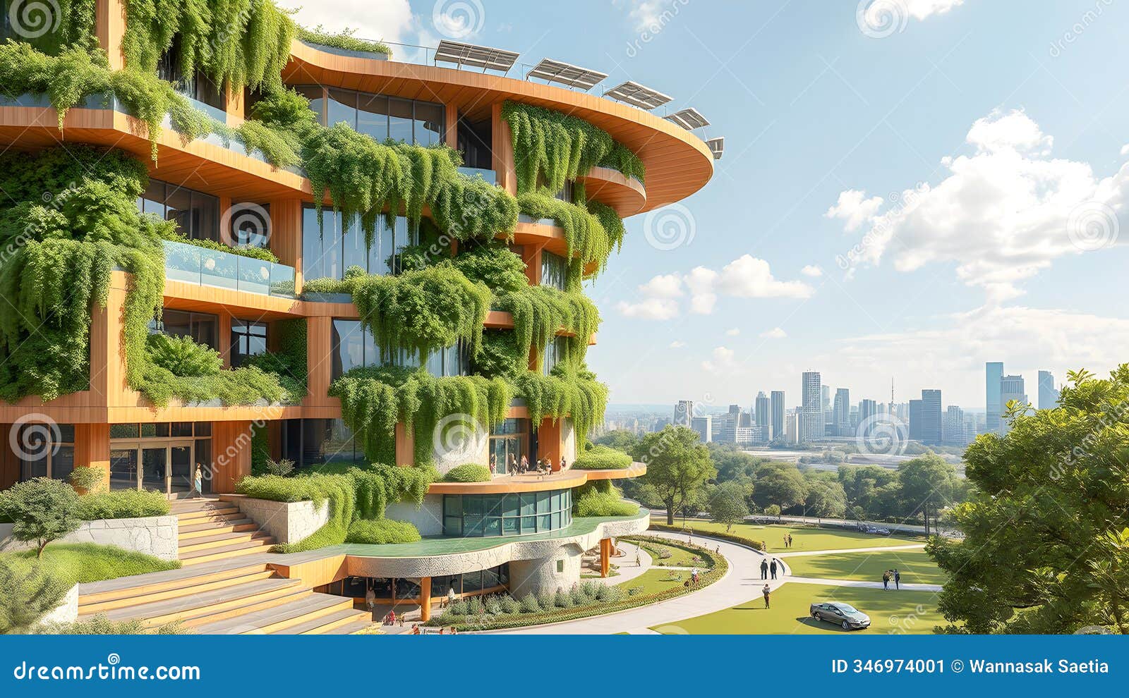 A Modernly Designed Building that Blends in with the Natural Stock ...