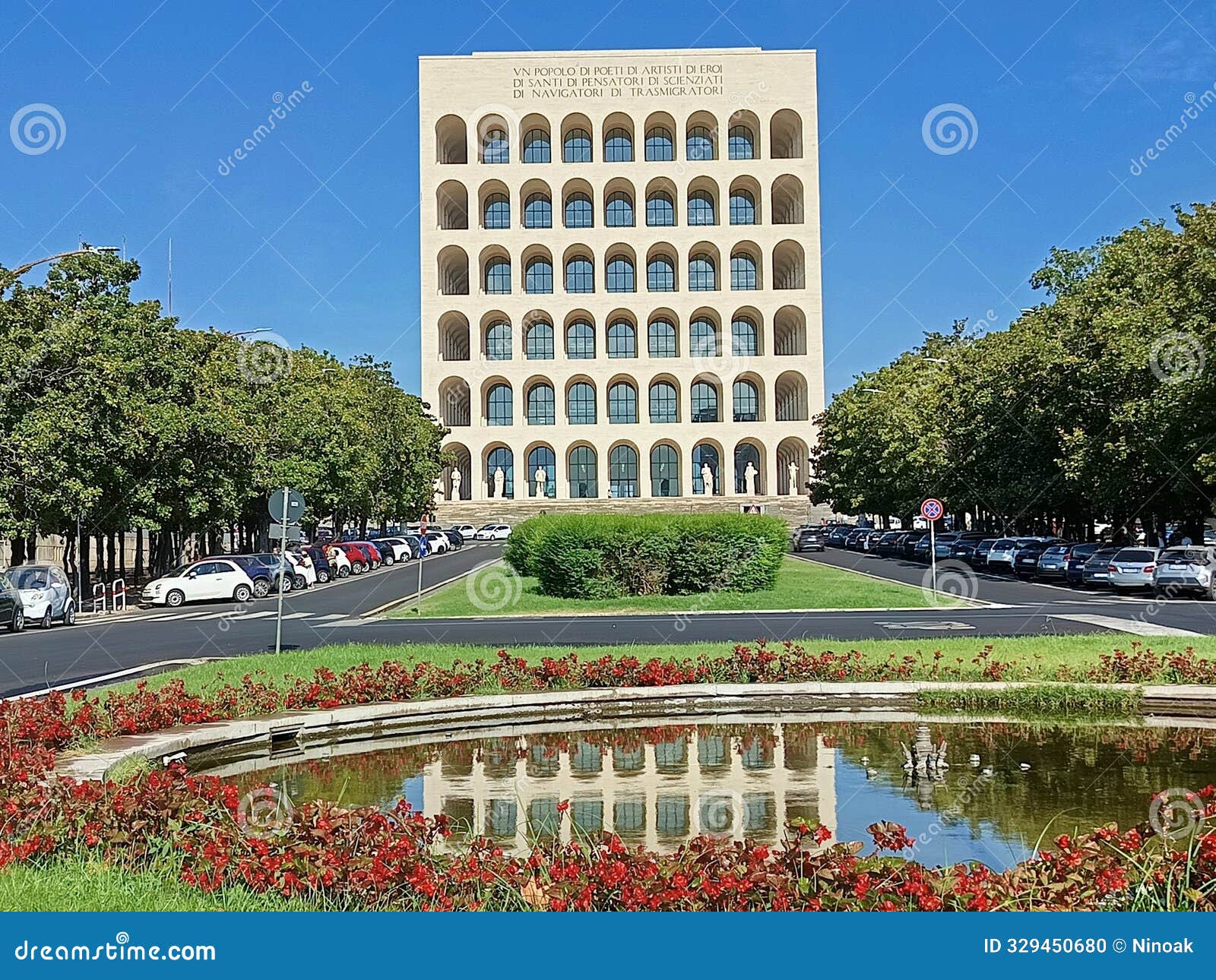 Moderno Architecture in EUR Rome , so Called New Colosseum Editorial ...