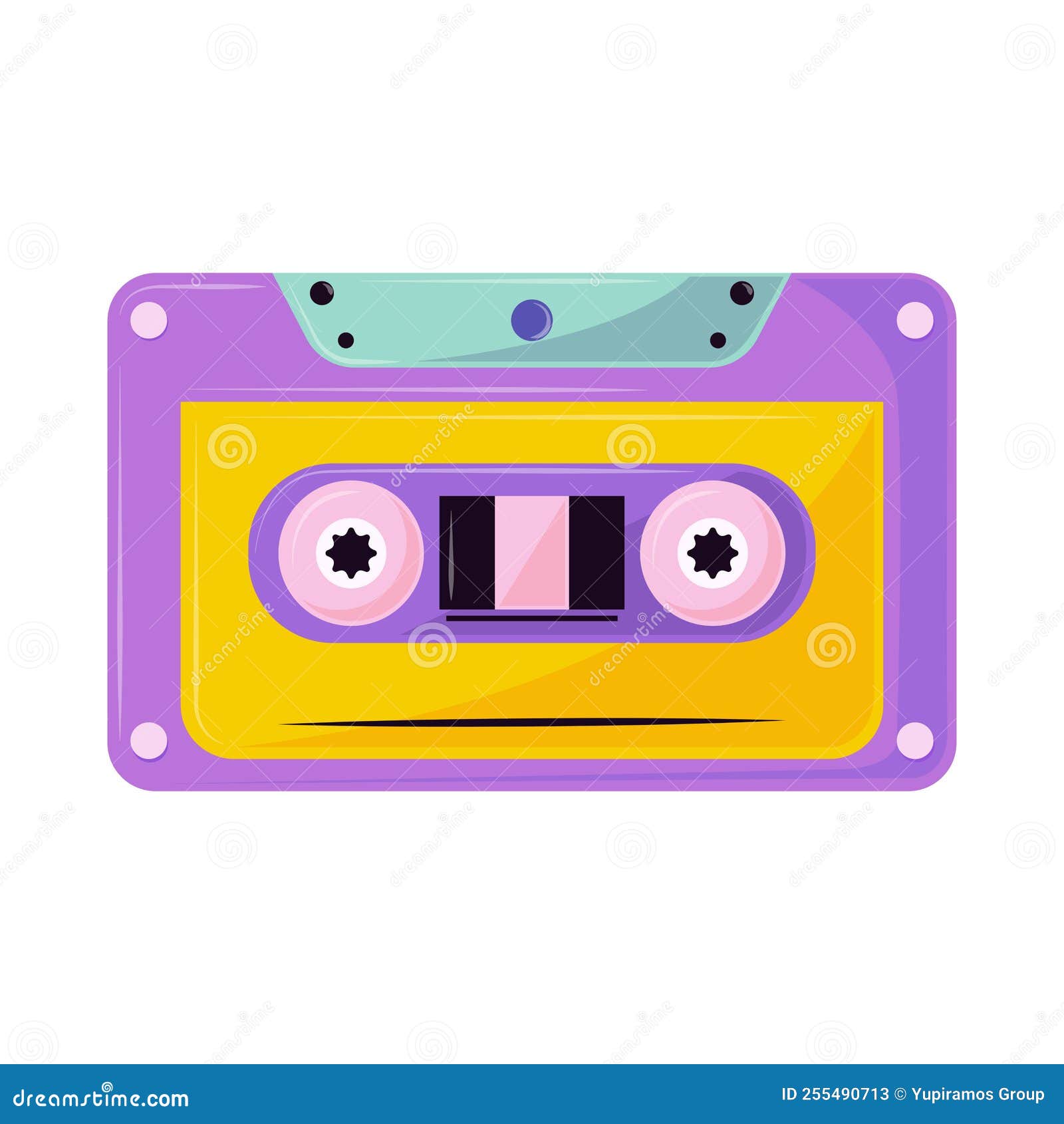 Moderno cassette 90 ilustración del vector. Ilustración de vendimia ...
