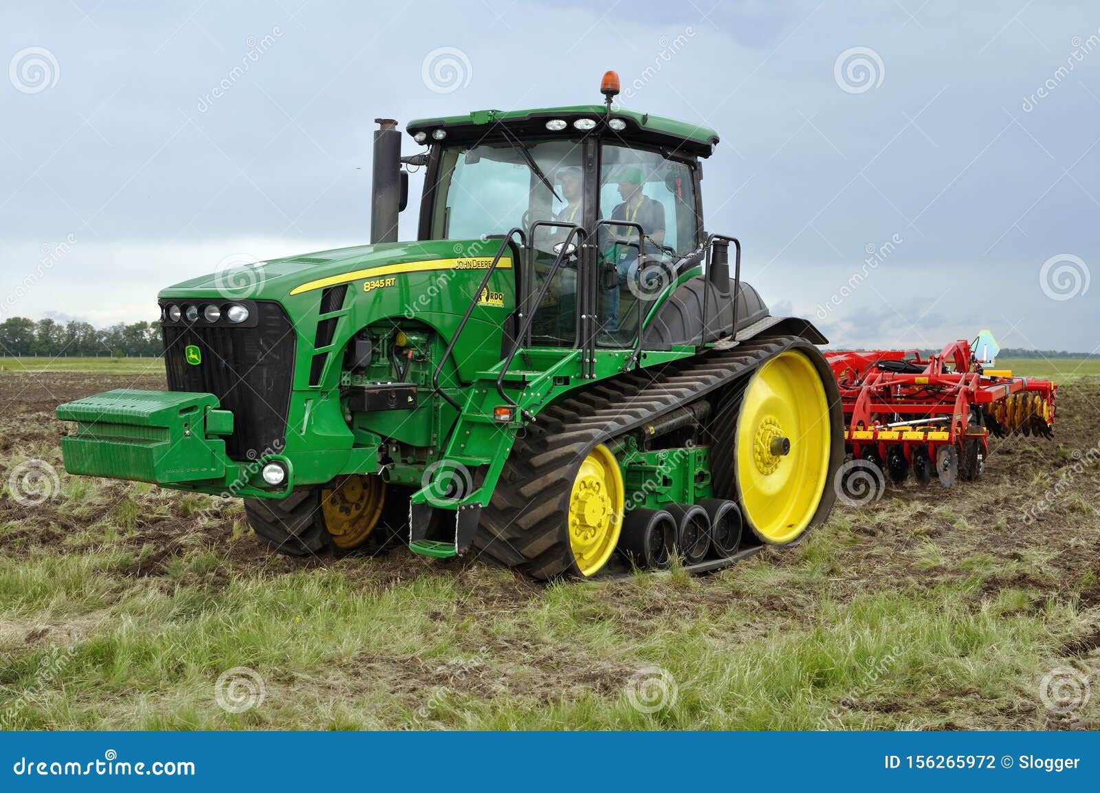 Moderno Modelo Tractor John Deere 8345RT Fotografía editorial - Imagen ...