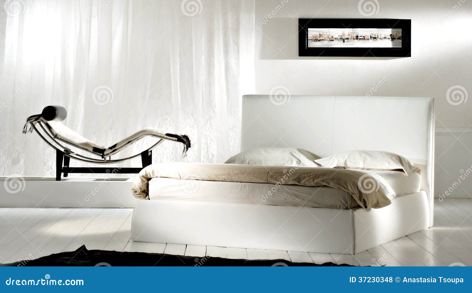 Modernt sovrum arkivfoto. Bild av damm, industriellt - 37230348