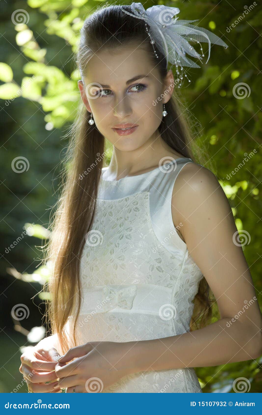 Modest bride stock photo. Image of modest, looking, face - 15107932