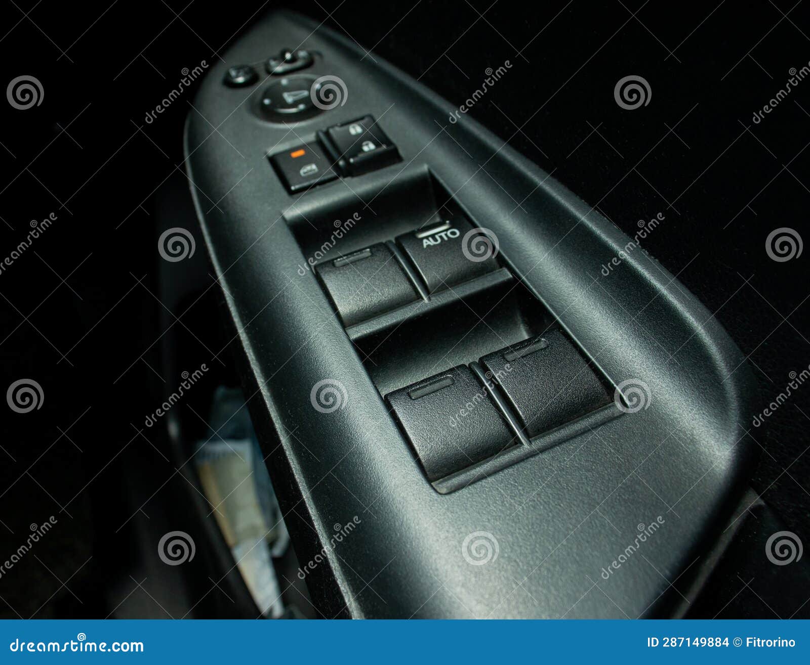 A Modest Control Panel Inside a Vehicle Stock Photo - Image of control ...