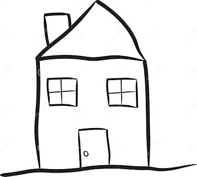 Modest House stock vector. Illustration of cottage, vector - 12025567