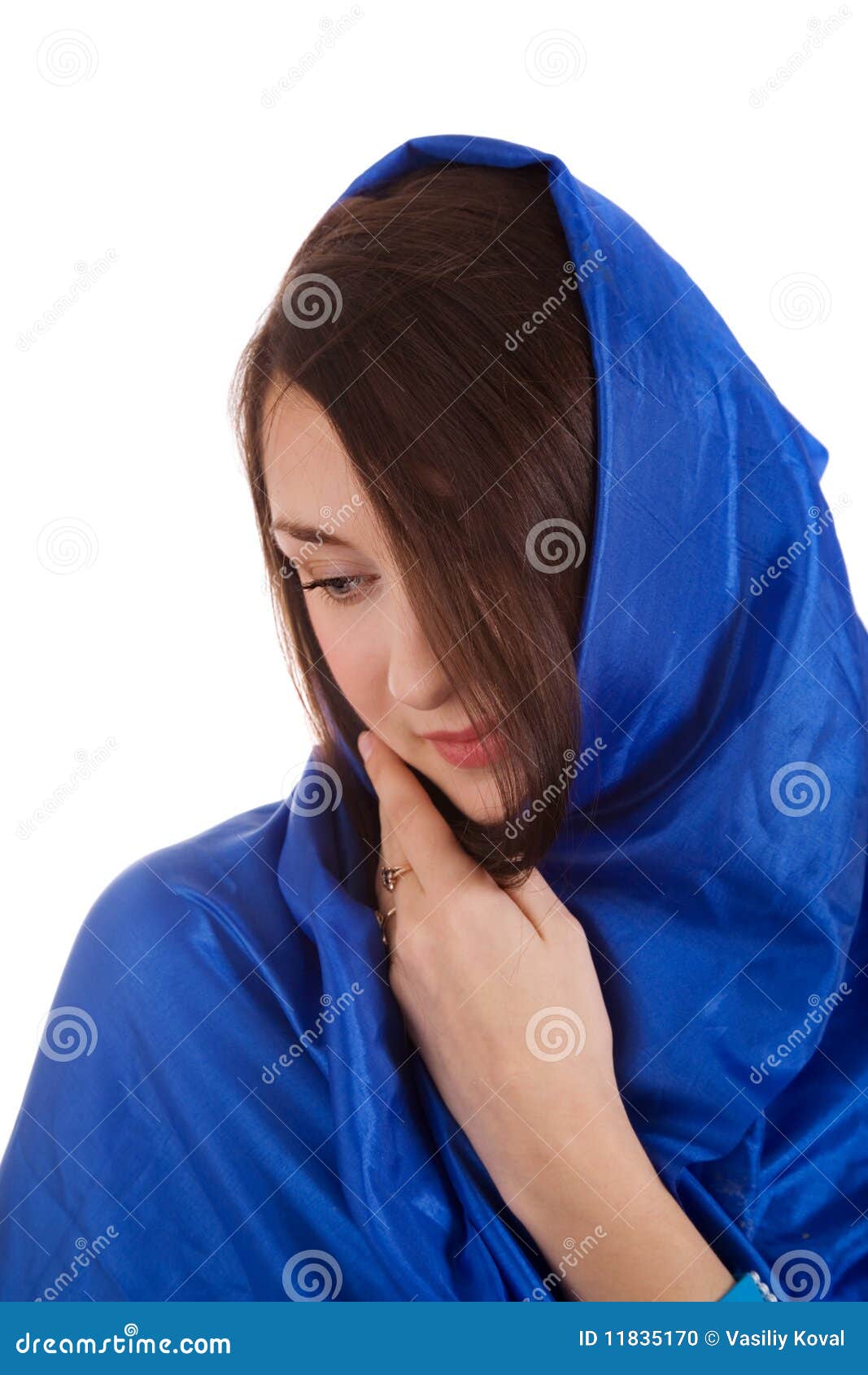 Modesty girl stock photo. Image of brunette, caucasian - 11835170