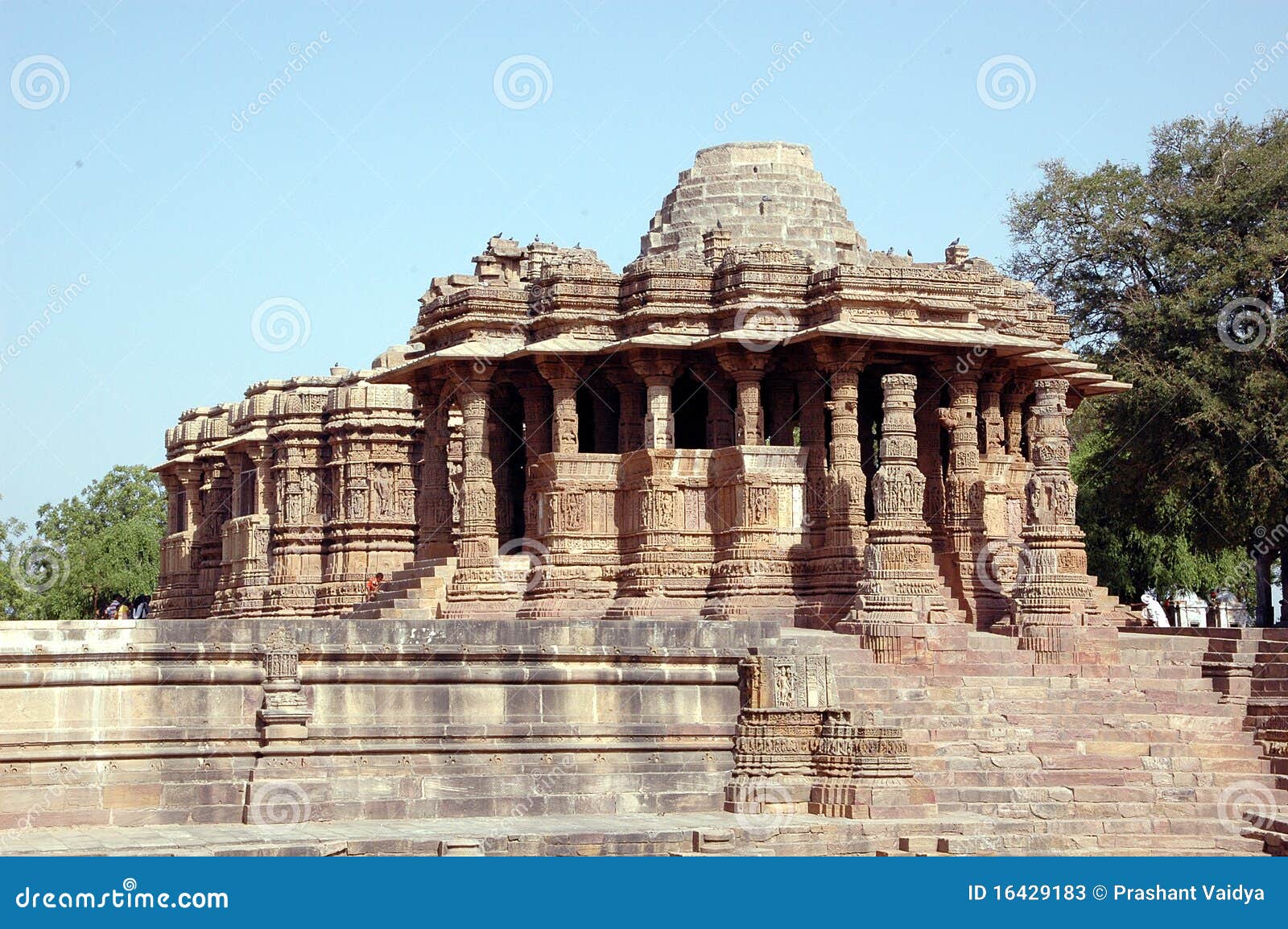 Modhera Sun Temple stock image. Image of religious, modhera - 16429183