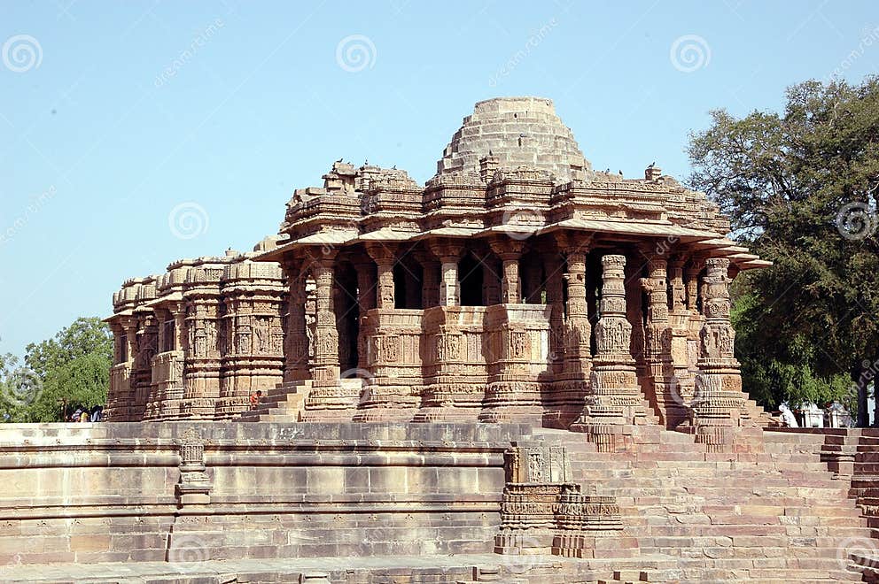 Modhera Sun Temple stock image. Image of religious, modhera - 16429183
