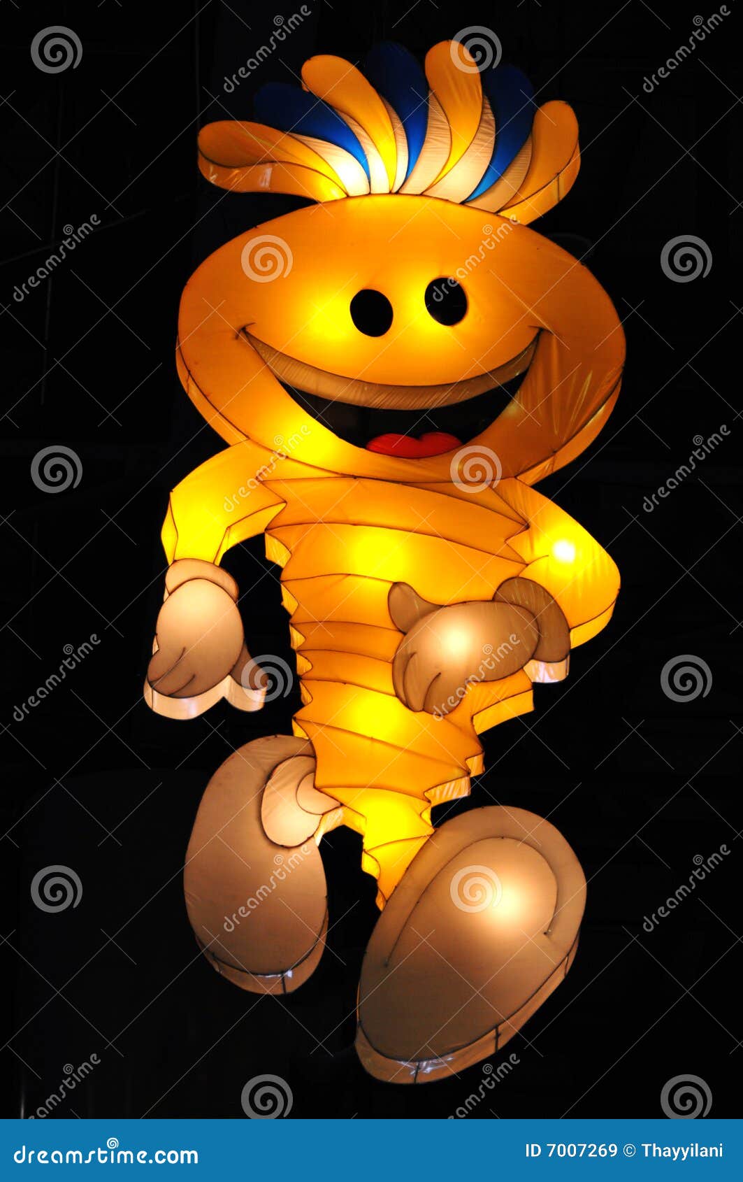 Modhesh on Light: Mascot of Dubai Summer Surprises Editorial Stock ...