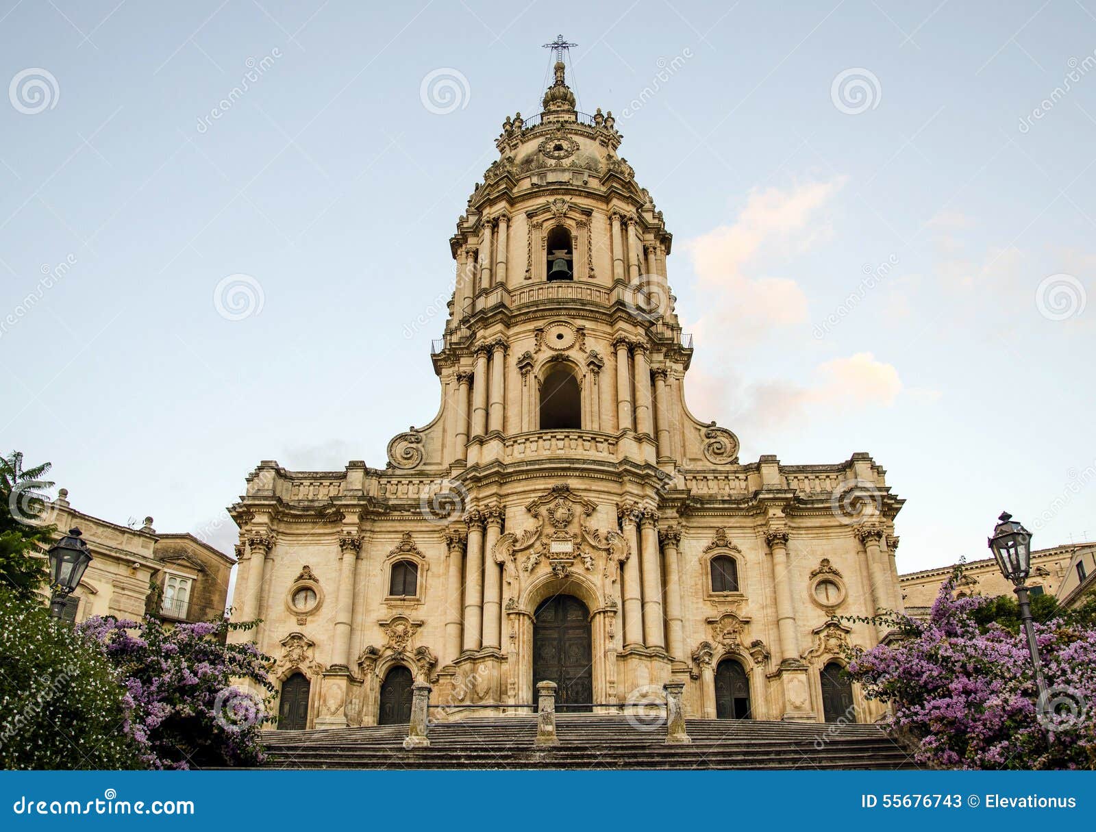 Modica cathedral, Sicily stock image. Image of architecture - 55676743