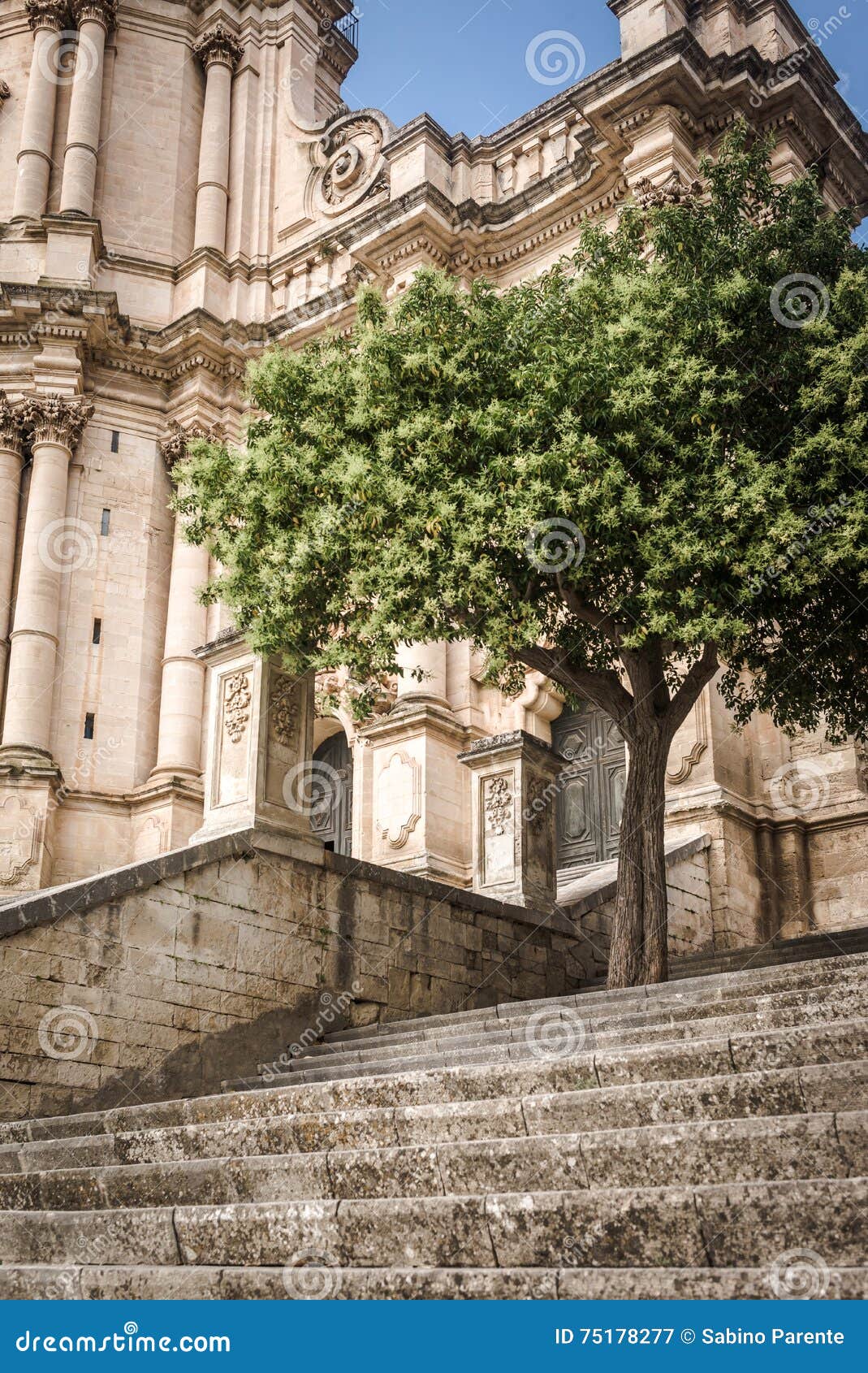 Modica, the cathedral stock image. Image of holy, travel - 75178277