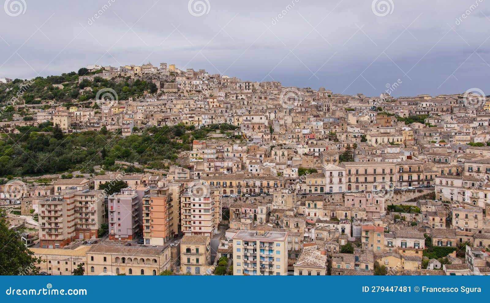 Modica City. Ancient Sicilian Baroque City Stock Image - Image of ...
