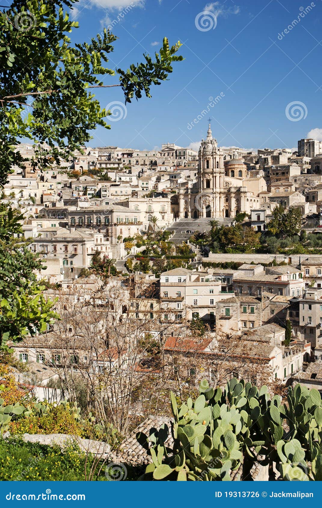 Modica in sicily italy stock photo. Image of travel, modica - 19313726