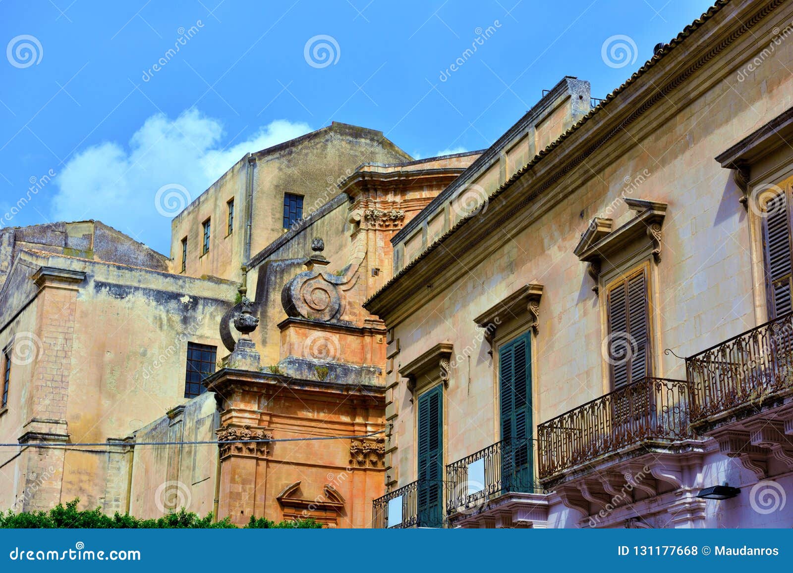 Modica Sicily Italy stock photo. Image of sicily, landscape - 131177668