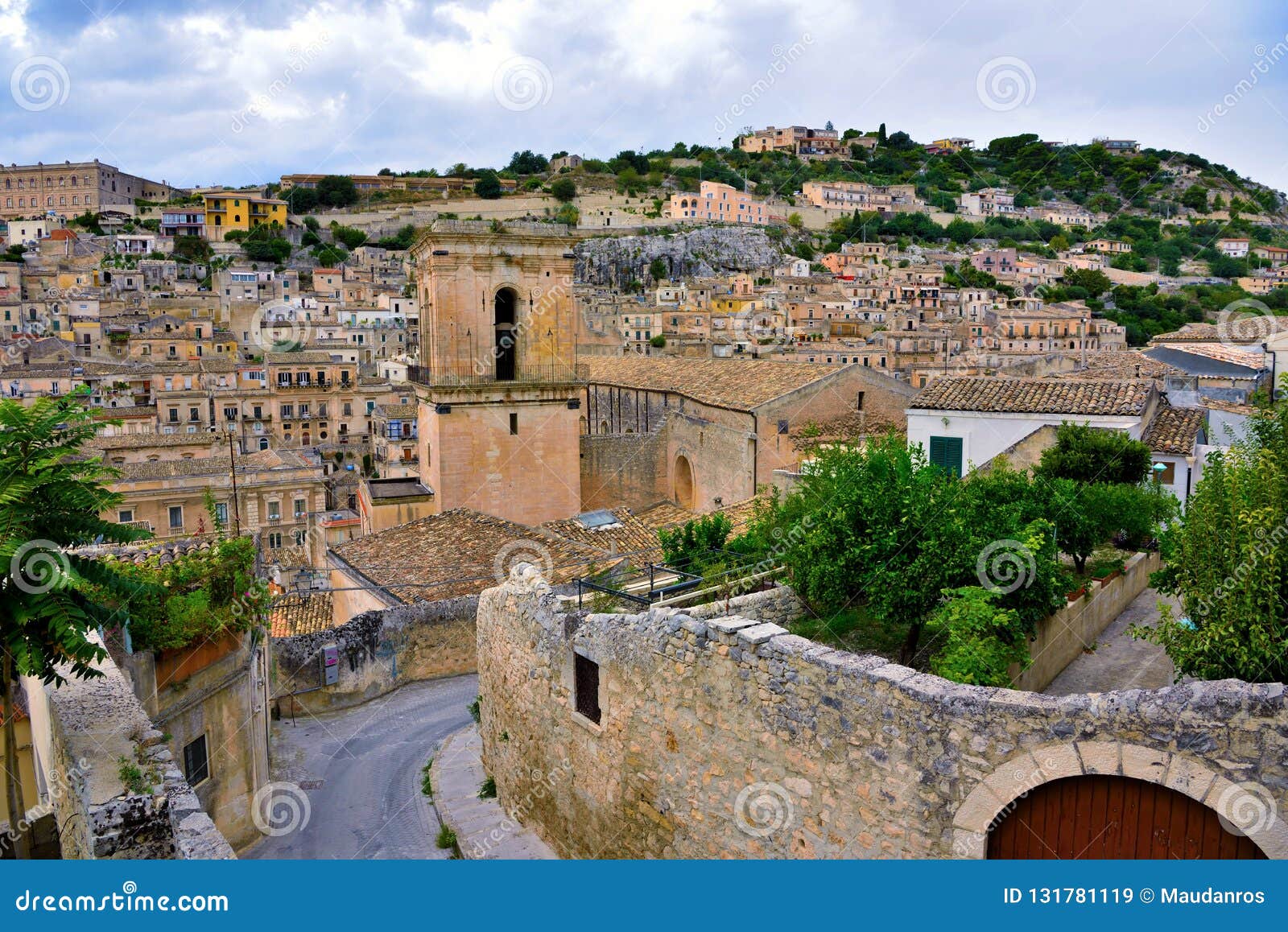 Modica Sicily Italy stock image. Image of summer, holiday - 131781119